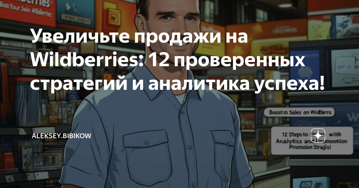 Увеличьте продажи на Wildberries: 12 проверенных стратегий и аналитика успеха! | aleksey.bibikow ...