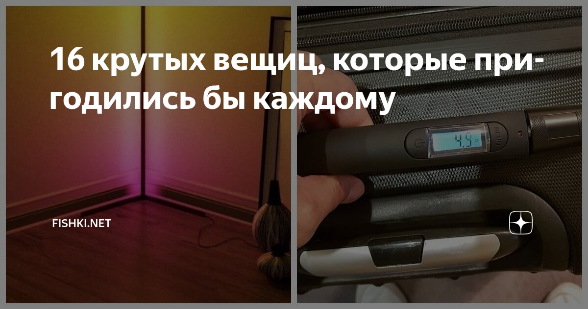 16 крутых вещиц, которые пригодились бы каждому | Fishki.Net | Дзен