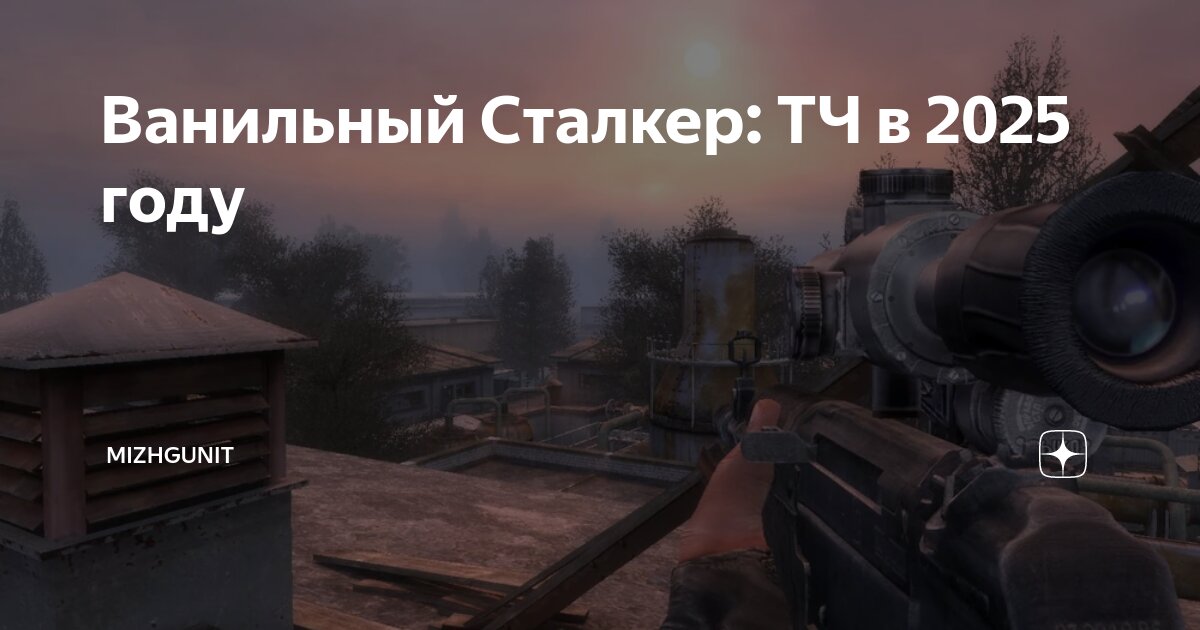 Ванильный Сталкер: ТЧ в 2025 году | Mizhgunit | Дзен