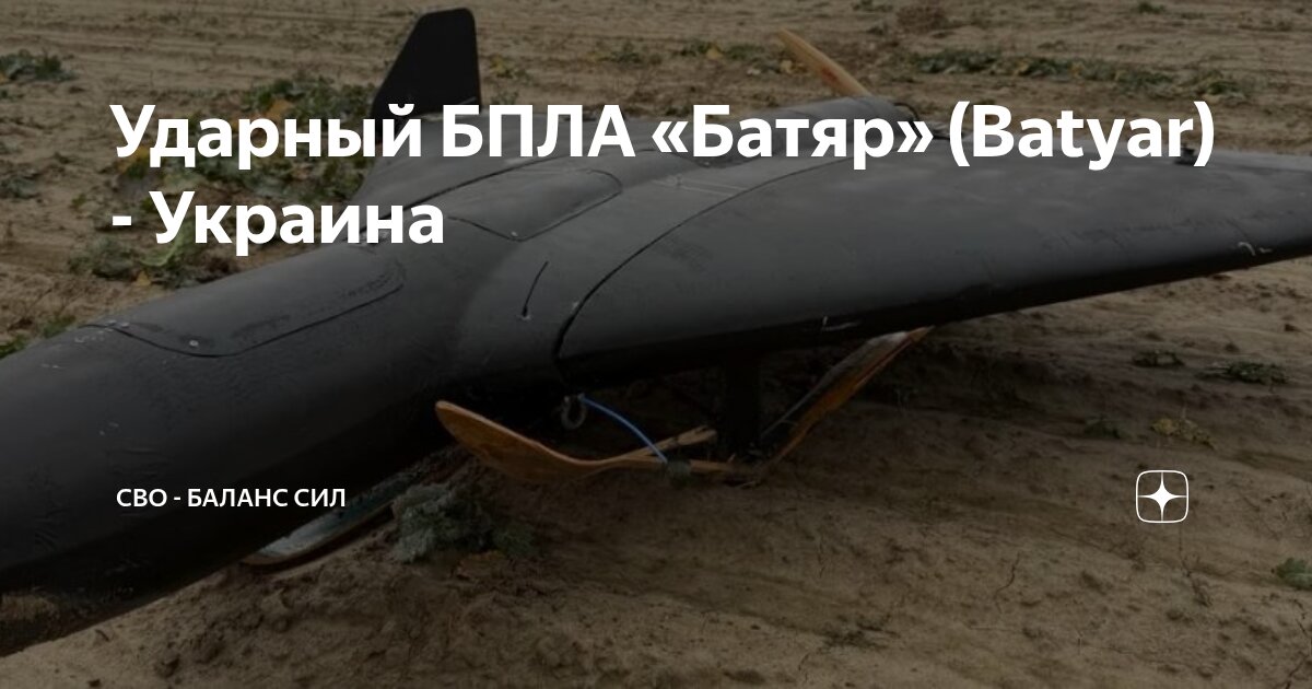 Ударный БПЛА «Батяр» (Batyar) - Украина | СВО - баланс сил | Дзен