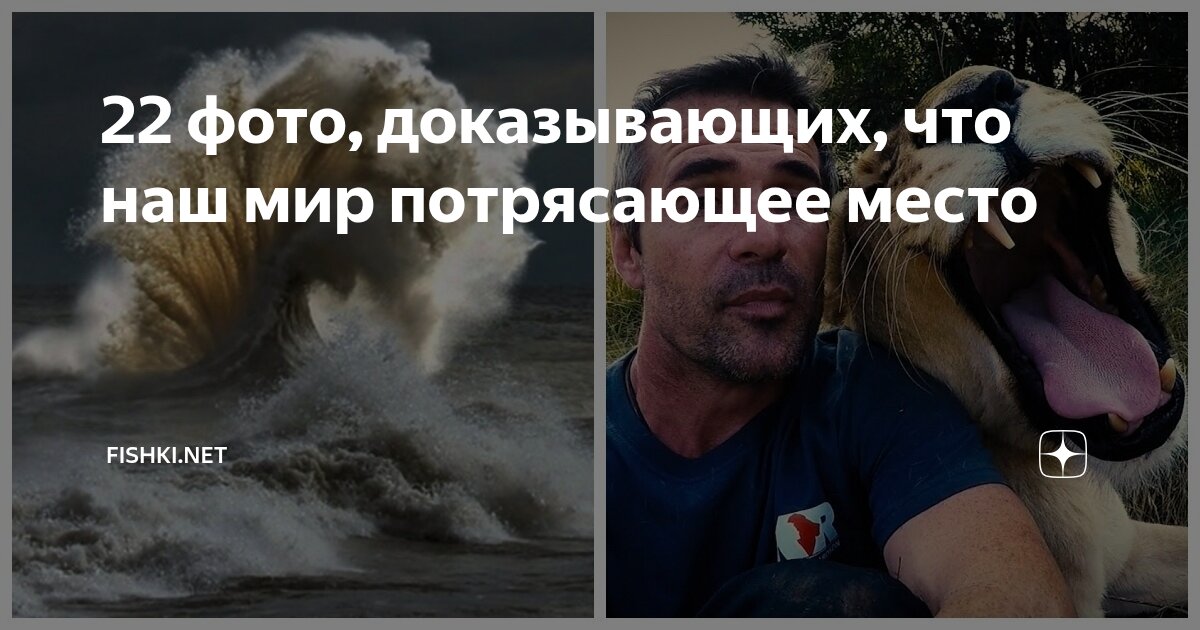 22 фото, доказывающих, что наш мир потрясающее место | Fishki.Net | Дзен