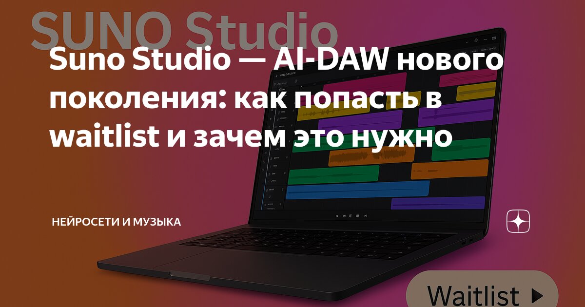 Suno Studio — AI-DAW нового поколения: как попасть в waitlist и зачем ...