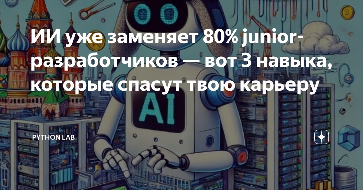 ИИ уже заменяет 80% junior-разработчиков — вот 3 навыка, которые спасут ...