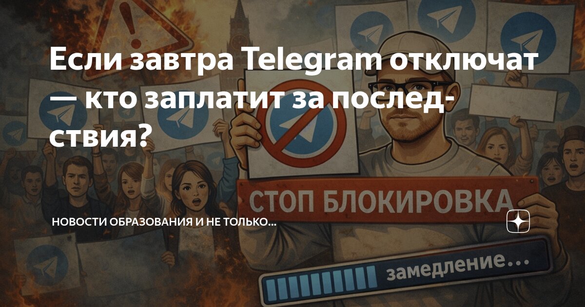 Если завтра Telegram отключат — кто заплатит за последствия? | Новости ...