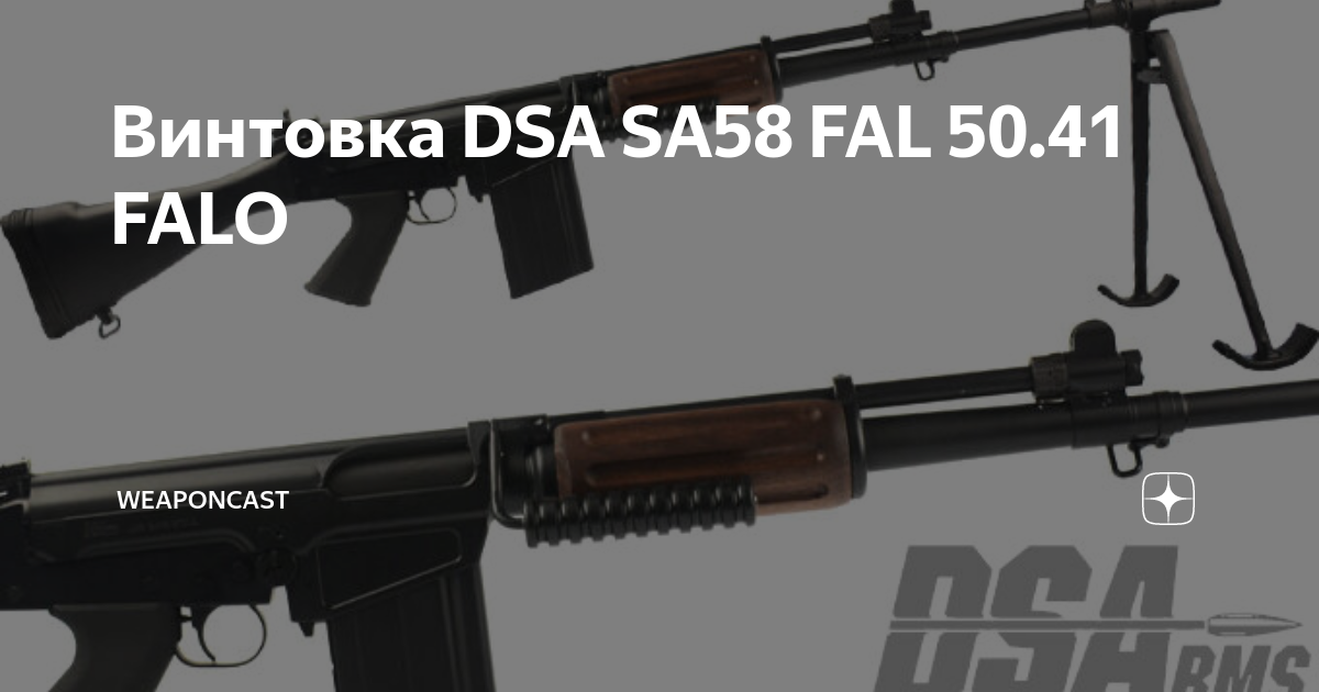 Винтовка DSA SA58 FAL 50.41 FALO | WeaponCast | Дзен