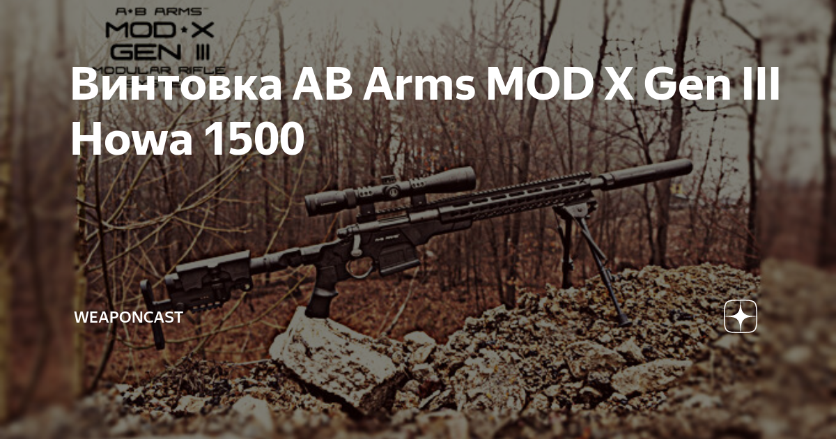 Винтовка AB Arms MOD X Gen III Howa 1500 | WeaponCast | Дзен