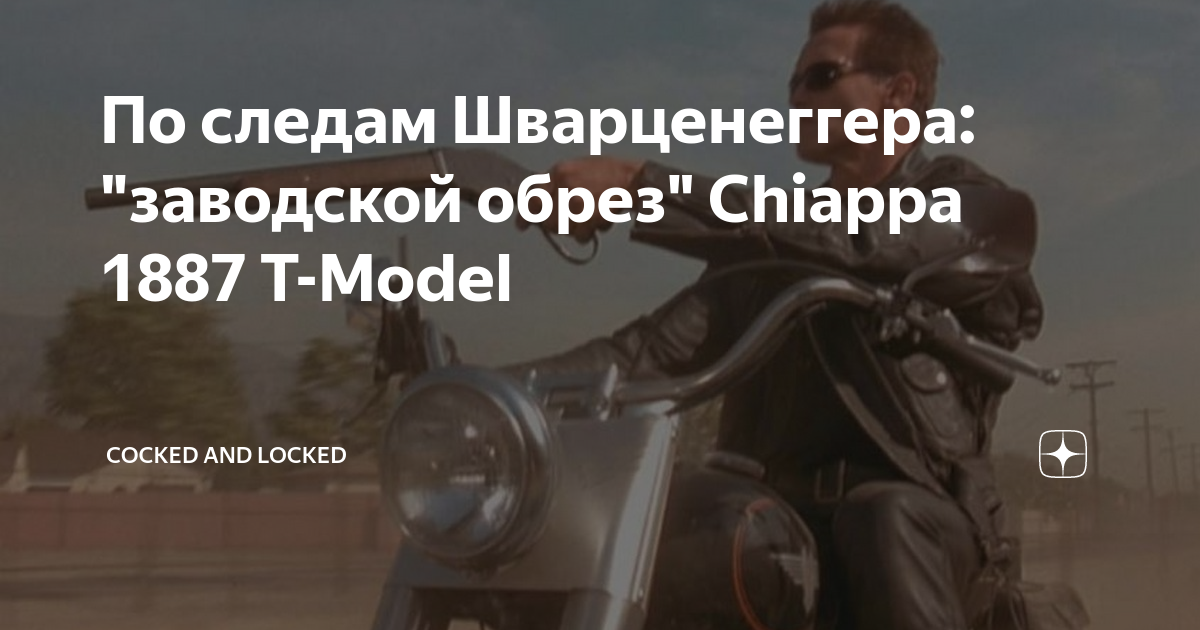 По следам Шварценеггера: "заводской обрез" Chiappa 1887 T-Model ...