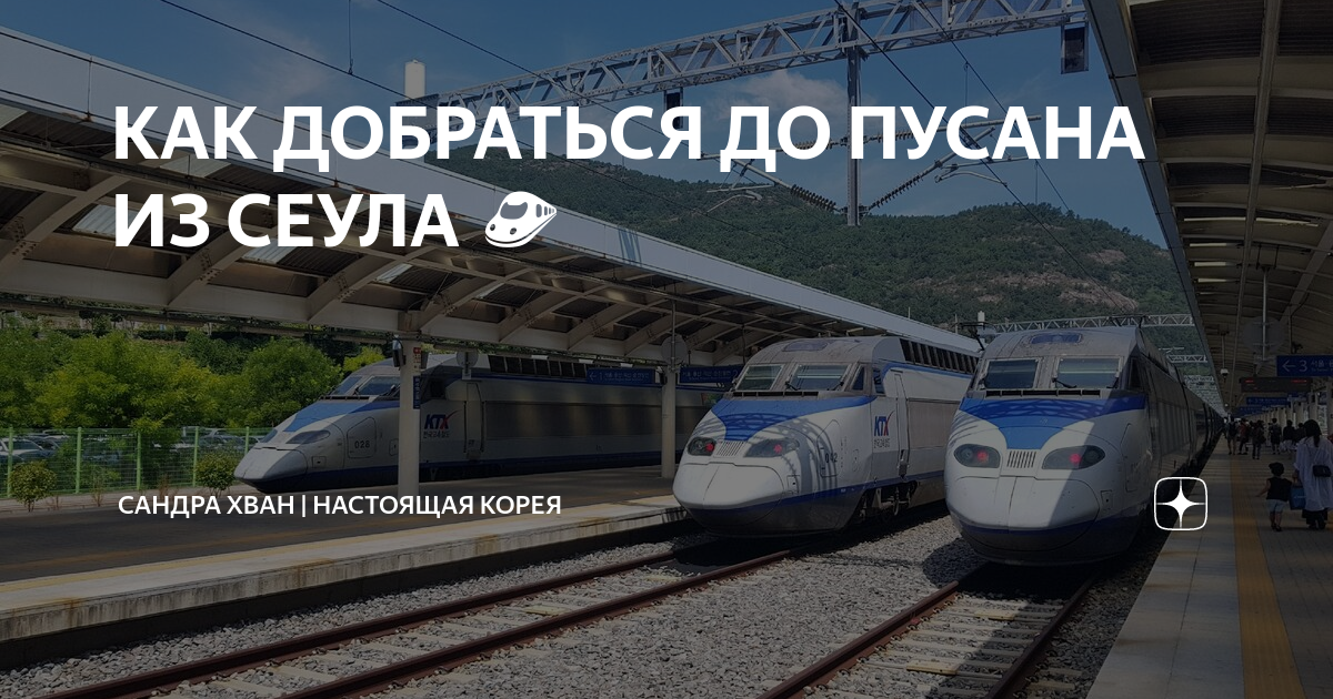 КАК ДОБРАТЬСЯ ДО ПУСАНА ИЗ СЕУЛА 🚄 | Сандра Хван | Настоящая Корея | Дзен