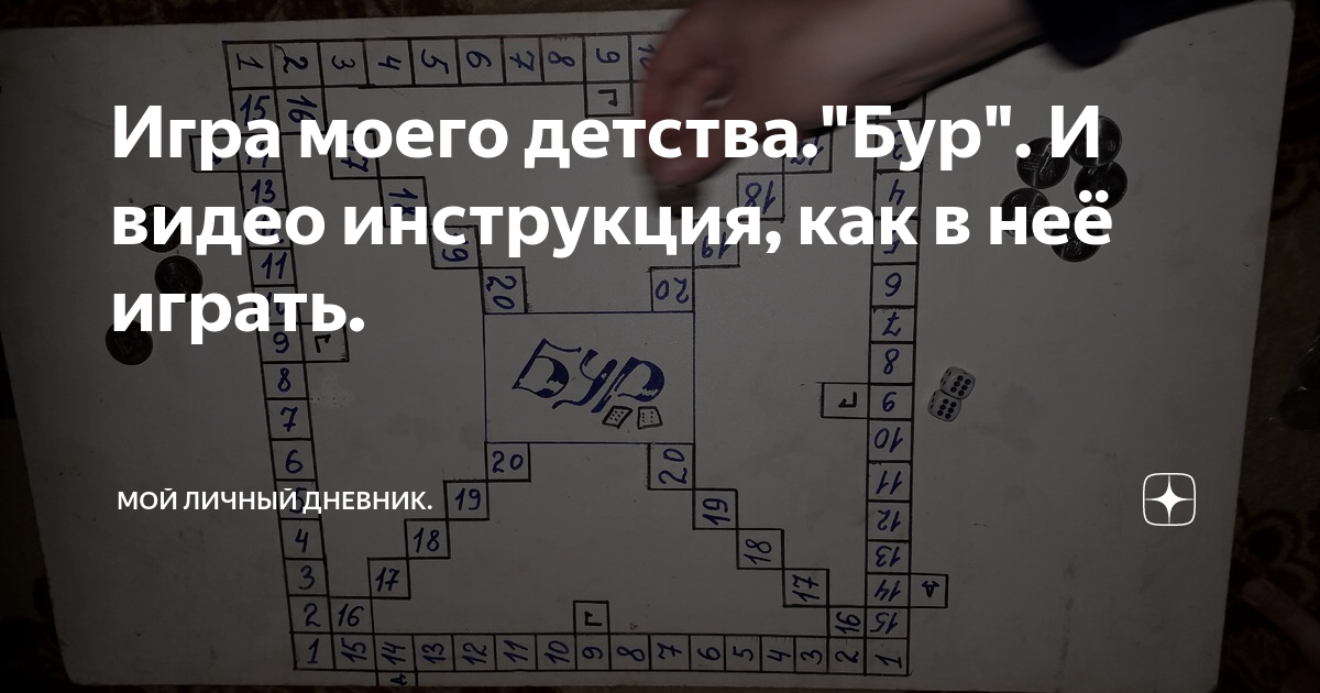 Игра моего детства."Бур". И видео инструкция, как в неё играть. | Мой ...