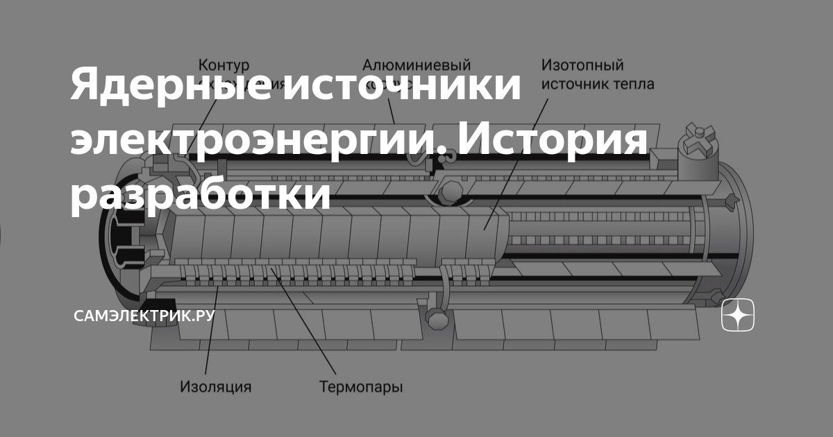 Ядерные источники электроэнергии. История разработки | СамЭлектрик.ру ...