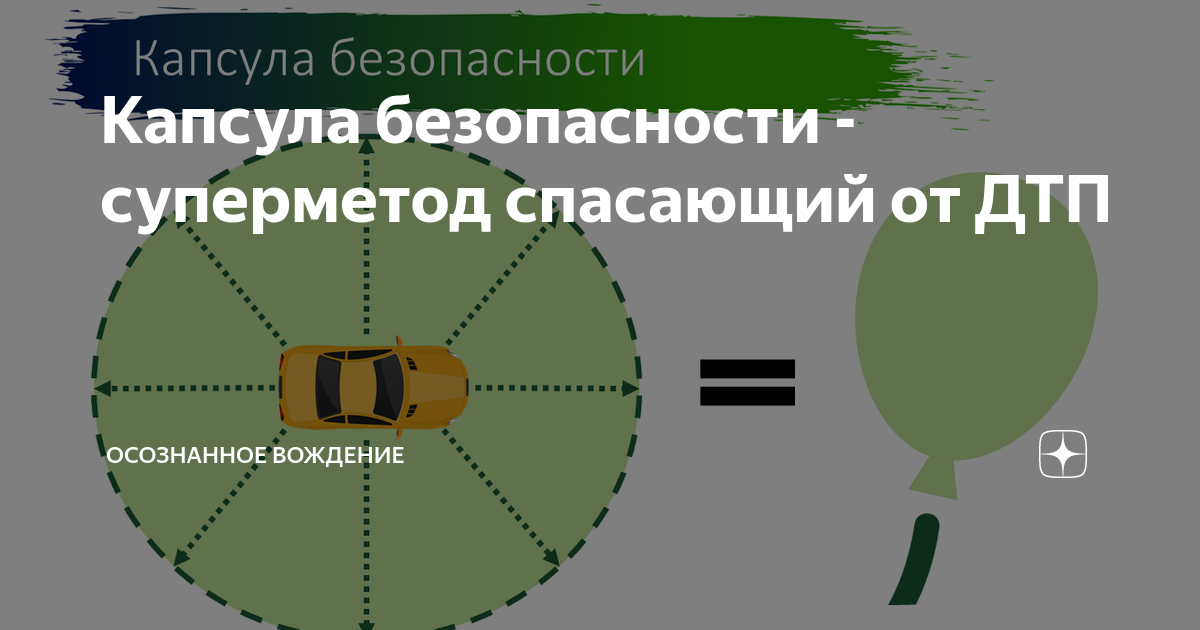 Капсула безопасности - суперметод спасающий от ДТП | Другое вождение | Дзен