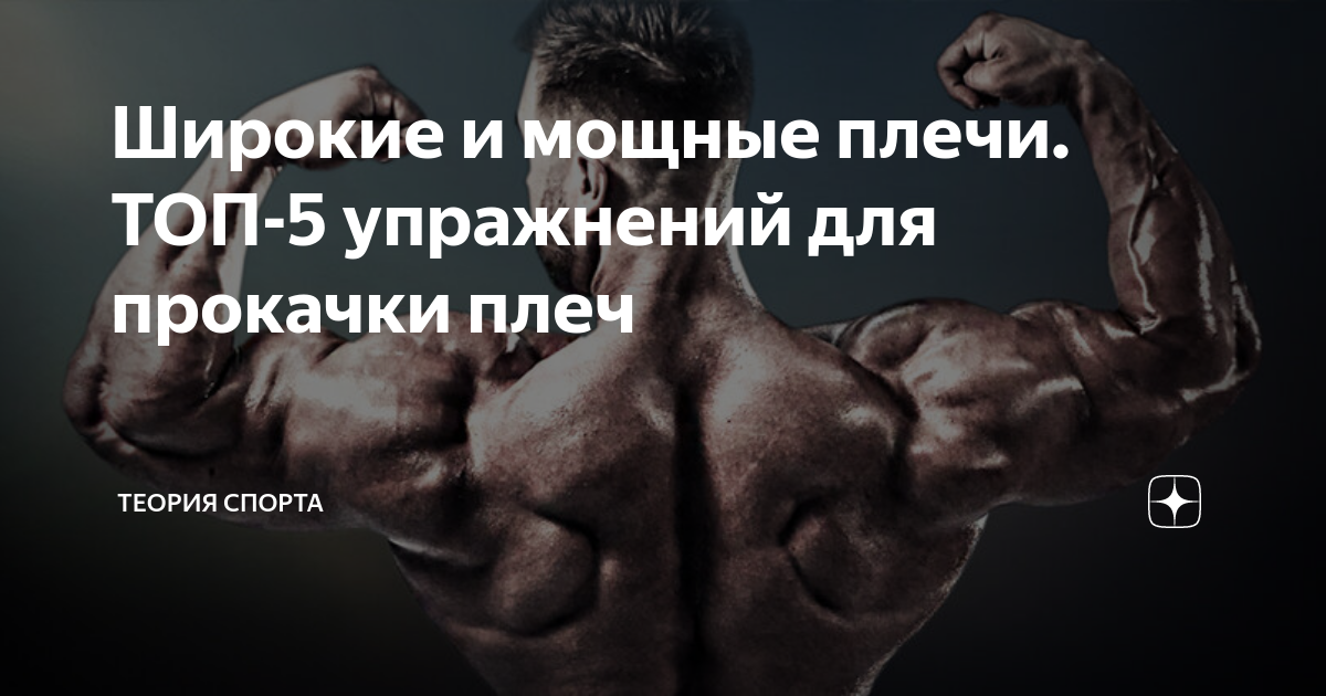 Широкие и мощные плечи. ТОП-5 упражнений для прокачки плеч | ТЕОРИЯ ...