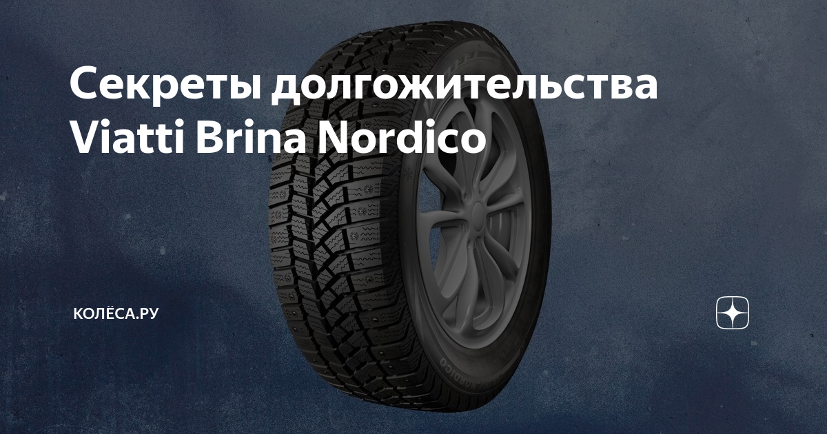 Секреты долгожительства Viatti Brina Nordico | КОЛЁСА.ру | Дзен