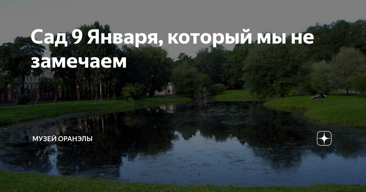 Сад 9 Января, который мы не замечаем | Музей Оранэлы | Дзен
