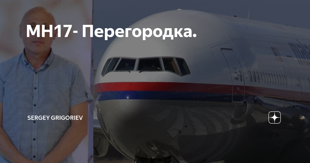 MH17- Перегородка. | Sergey Grigoriev | Дзен