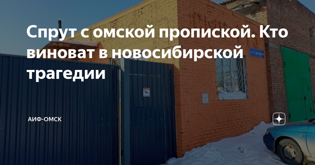 Спрут с омской пропиской. Кто виноват в новосибирской трагедии | АиФ ...