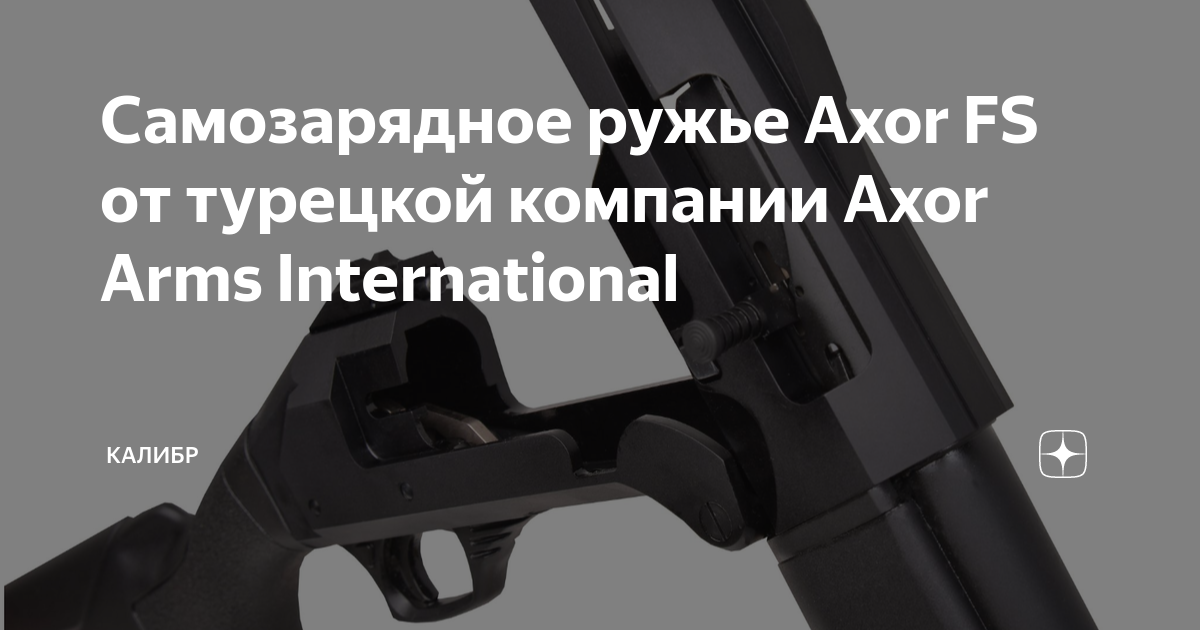 Самозарядное ружье Axor FS от турецкой компании Axor Arms International ...