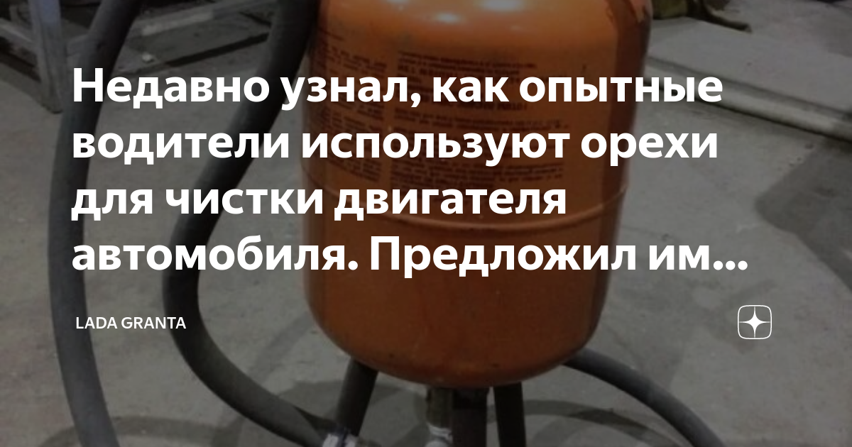 Недавно узнал, как опытные водители используют орехи для чистки ...