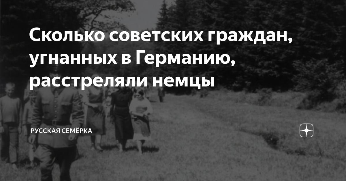 Сколько советских граждан угнанных в Германию расстреляли немцы