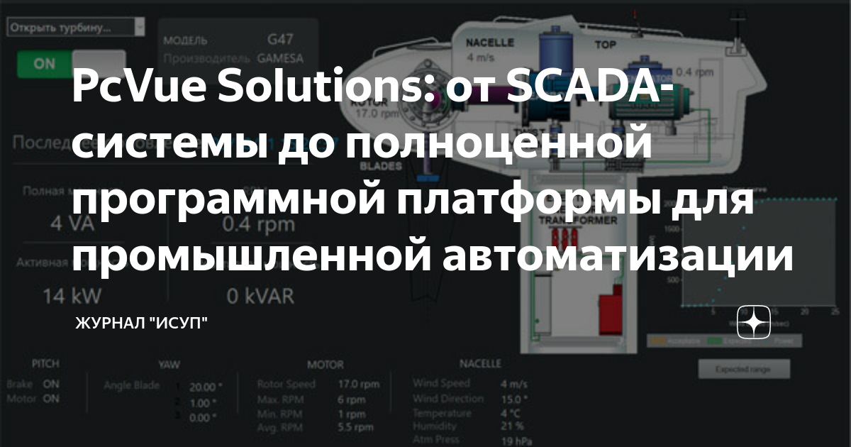 PcVue Solutions: от SCADA-системы до полноценной программной платформы для промышленной ...