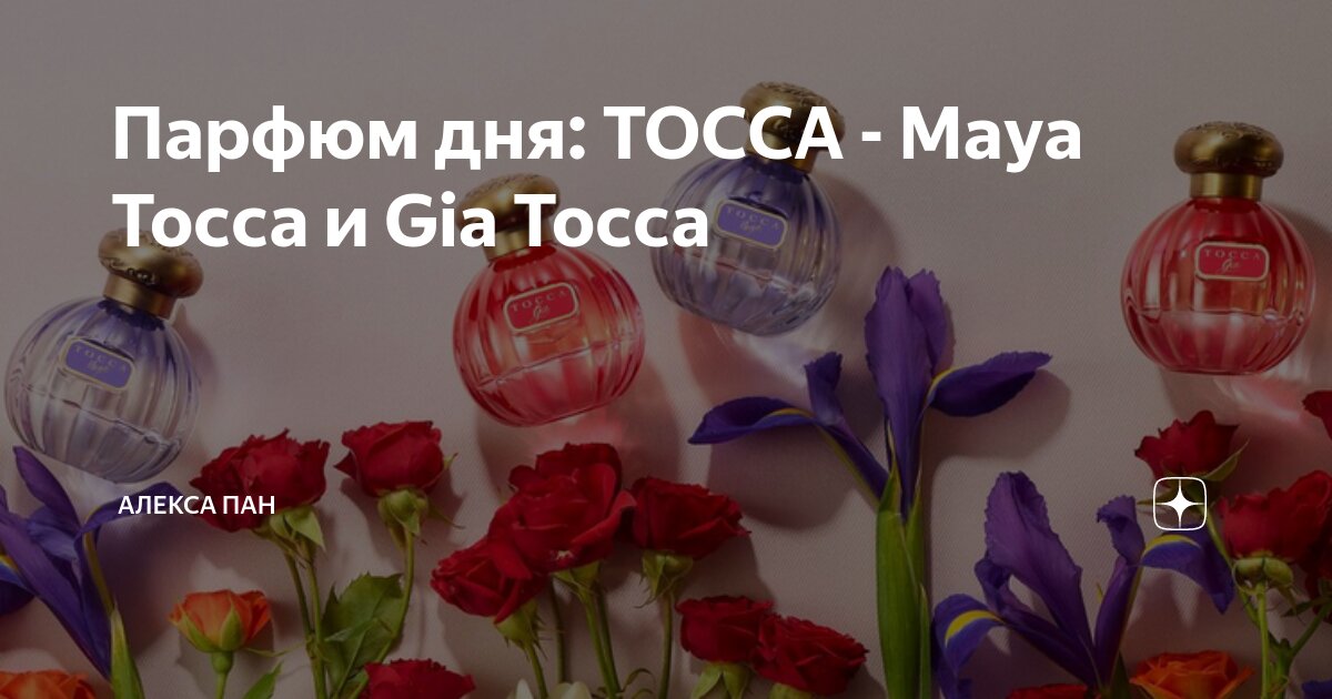 Парфюм дня: TOCCA - Maya Tocca и Gia Tocca | Алекса Пан | Дзен