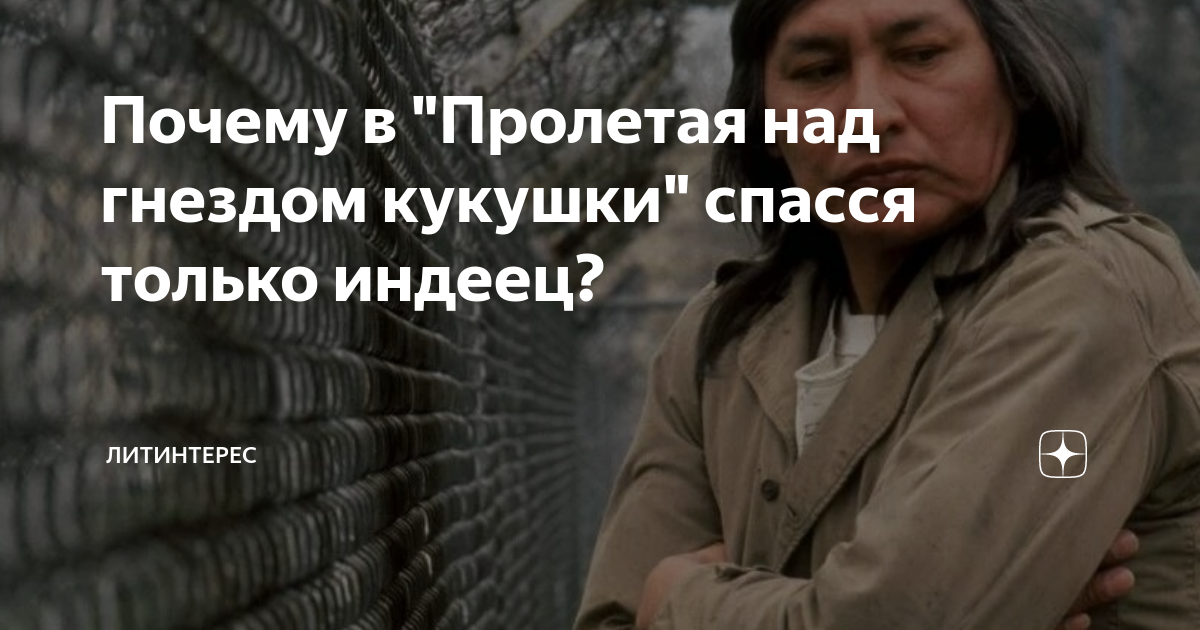 Почему в "Пролетая над гнездом кукушки" спасся только индеец ...