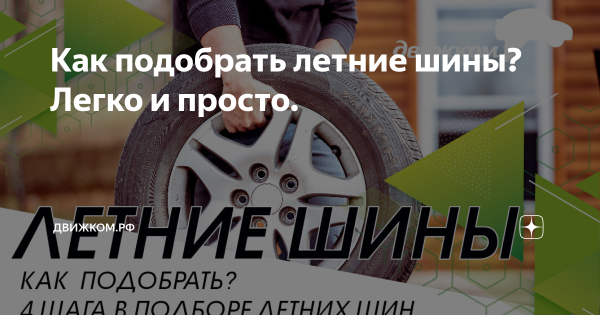 Как подобрать летние шины? Легко и просто. | Движком.рф | Дзен
