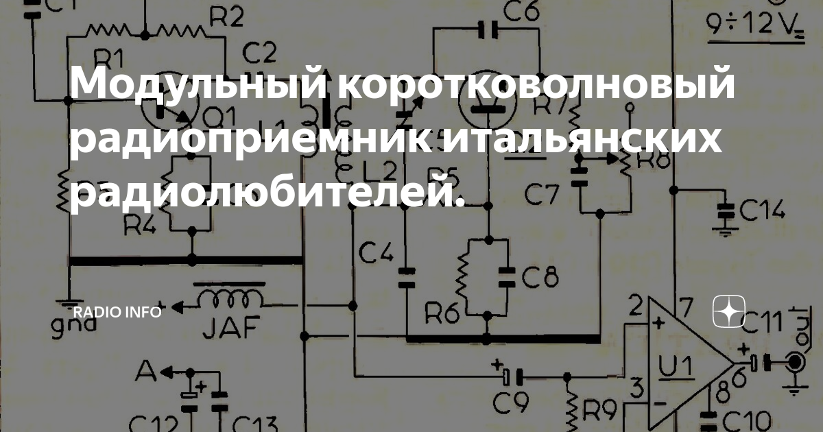 Модульный коротковолновый радиоприемник итальянских радиолюбителей ...