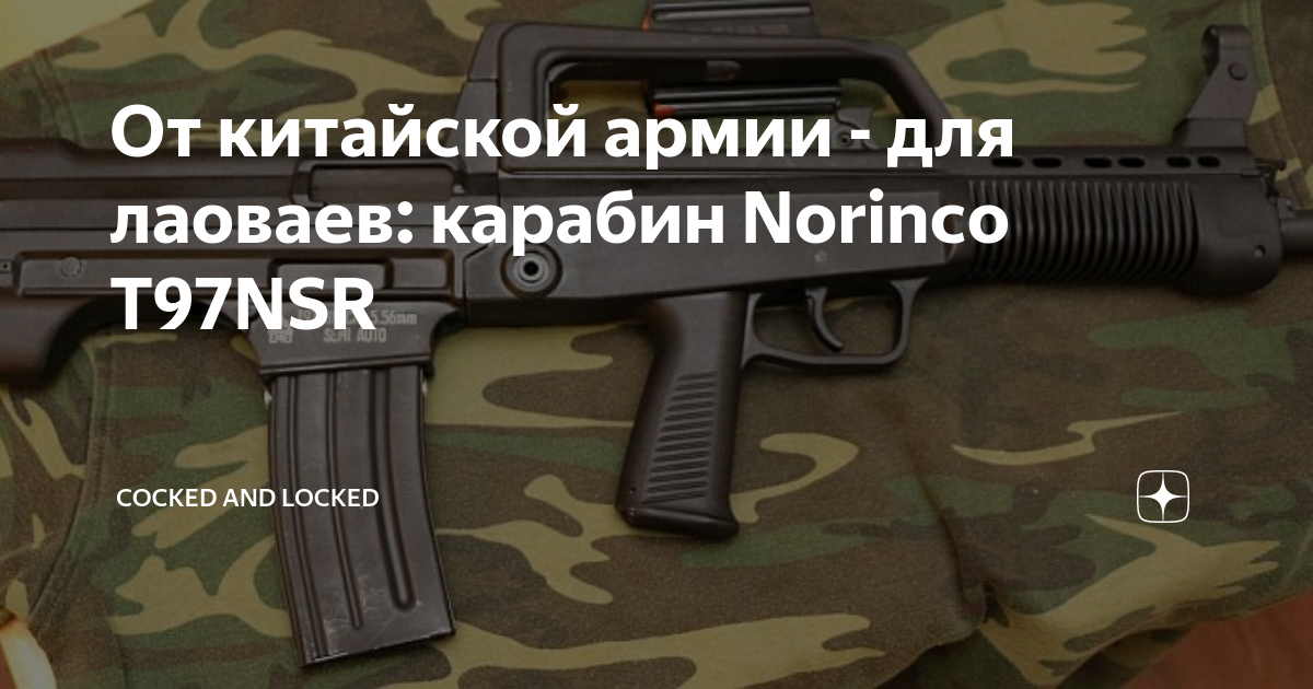 От китайской армии - для лаоваев: карабин Norinco T97NSR | Cocked and ...