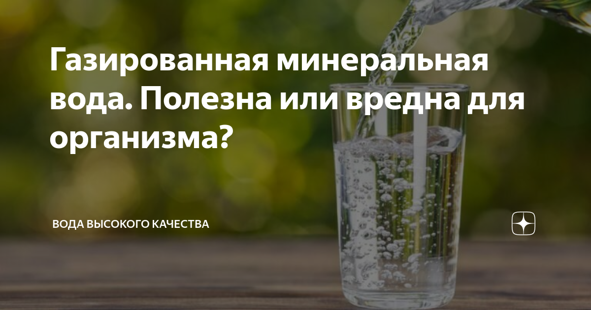Газированная минеральная вода. Полезна или вредна для организма? | Вода ...