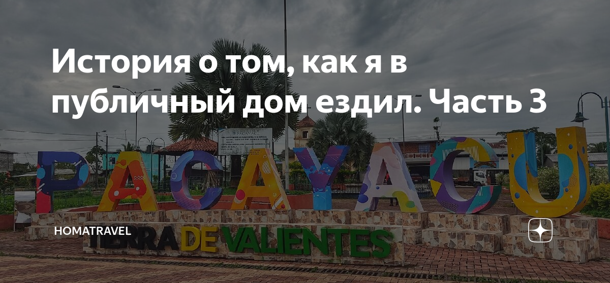 История о том как я в публичный дом ездил Часть 3 Homatravel Дзен