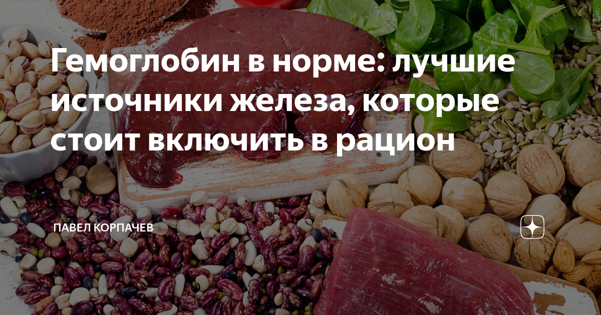 Гемоглобин в норме: лучшие источники железа, которые стоит включить в ...