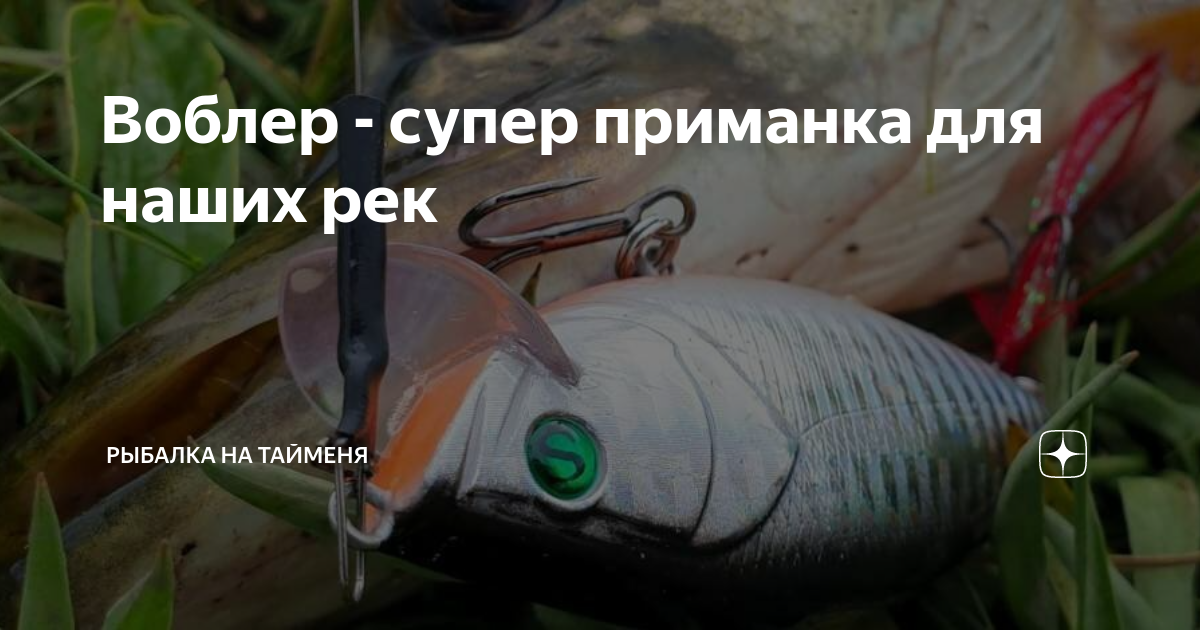 Воблер - супер приманка для наших рек | Рыбалка на тайменя | Дзен