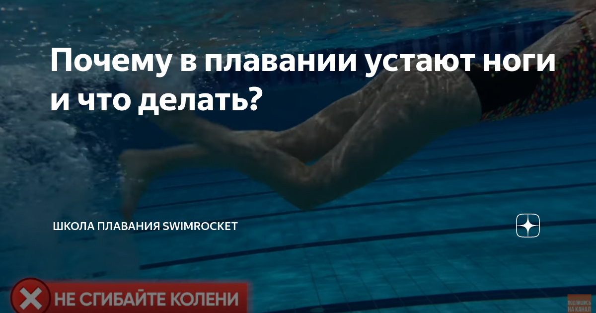 Почему в плавании устают ноги и что делать Школа плавания Swimrocket