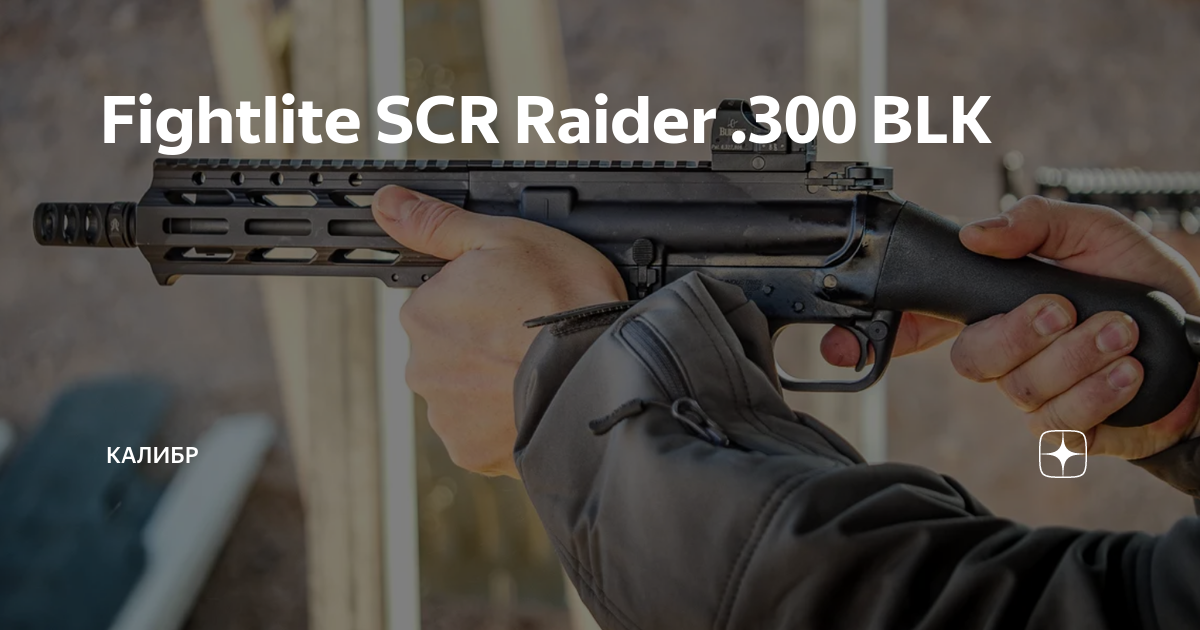 Fightlite SCR Raider .300 BLK | КАЛИБР | Дзен