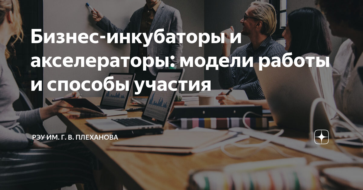 Бизнес инкубаторы и акселераторы модели работы и способы участия РЭУ
