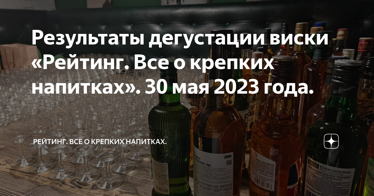 Результаты дегустации виски «Рейтинг. Все о крепких напитках». 30 мая ...