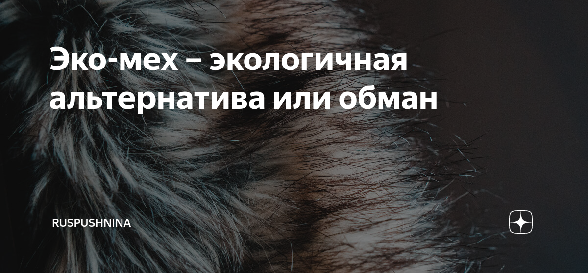 Эко-мех – экологичная альтернатива или обман | RUSPUSHNINA | Дзен