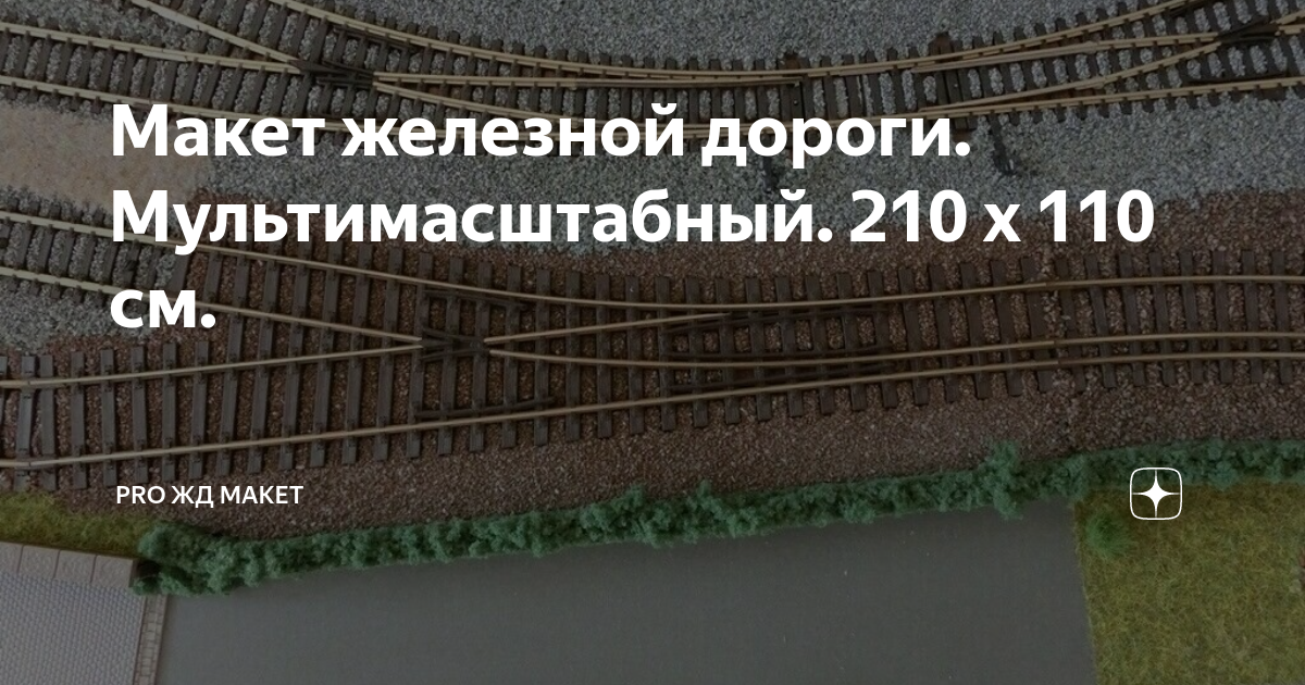 Макет железной дороги. Мультимасштабный. 210 х 110 см. | PRO ЖД МАКЕТ ...