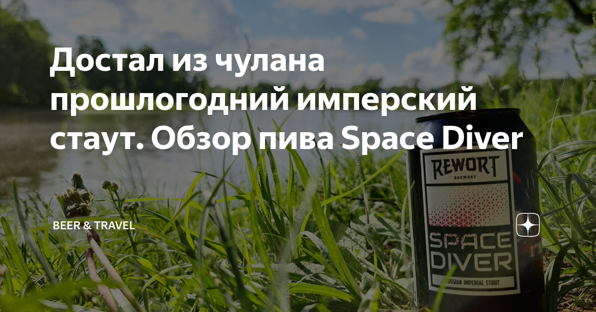 Достал из чулана прошлогодний имперский стаут. Обзор пива Space Diver | Beer & Travel | Дзен