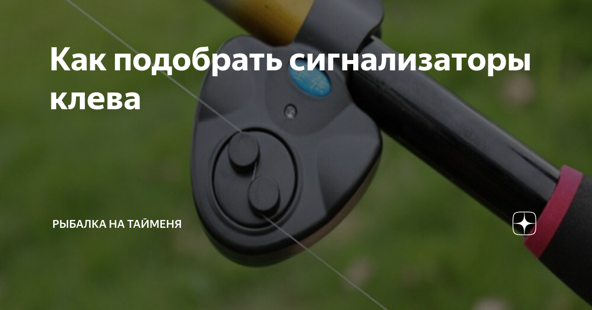 Как подобрать сигнализаторы клева | Рыбалка на тайменя | Дзен