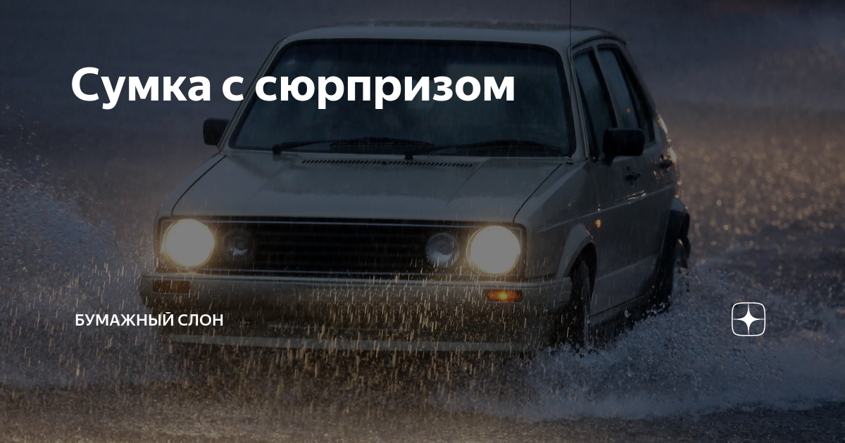 Сумка с сюрпризом | Бумажный Слон | Дзен