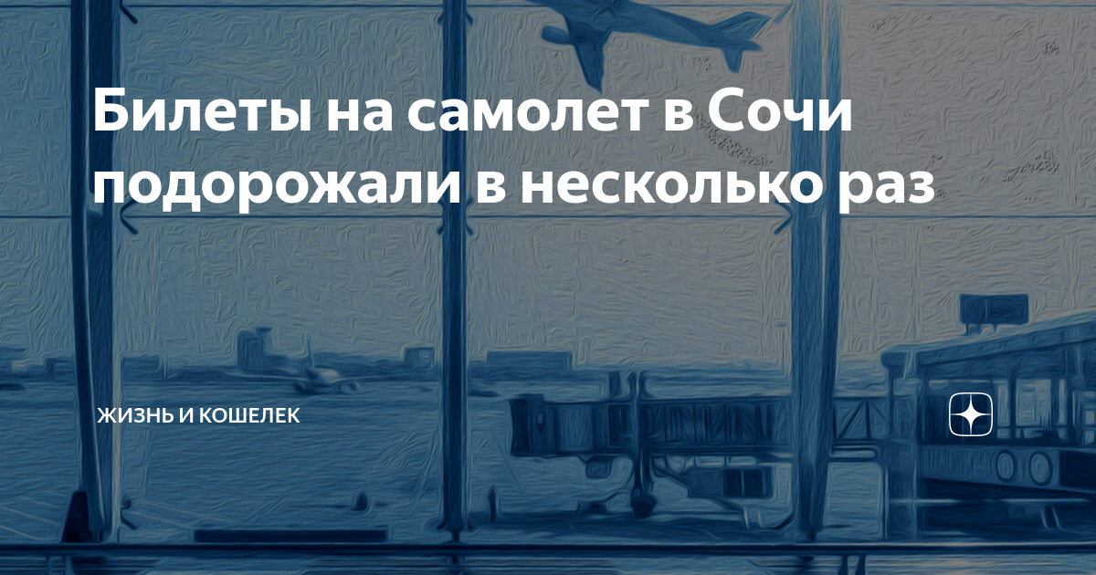 Билеты на самолет в Сочи подорожали в несколько раз | Жизнь и кошелек ...