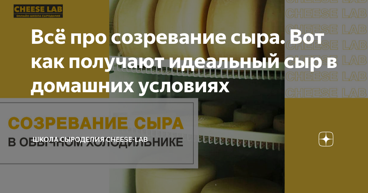 Всё про созревание сыра. Вот как получают идеальный сыр в домашних ...