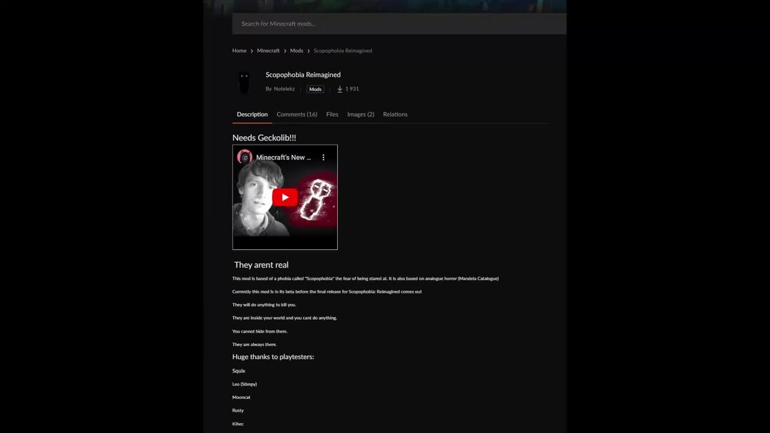 У МЕНЯ СКОПОФОБИЯ в МАЙНКРАФТ... СТРАШНЫЙ МОД Scopophobia MINECRAFT ...