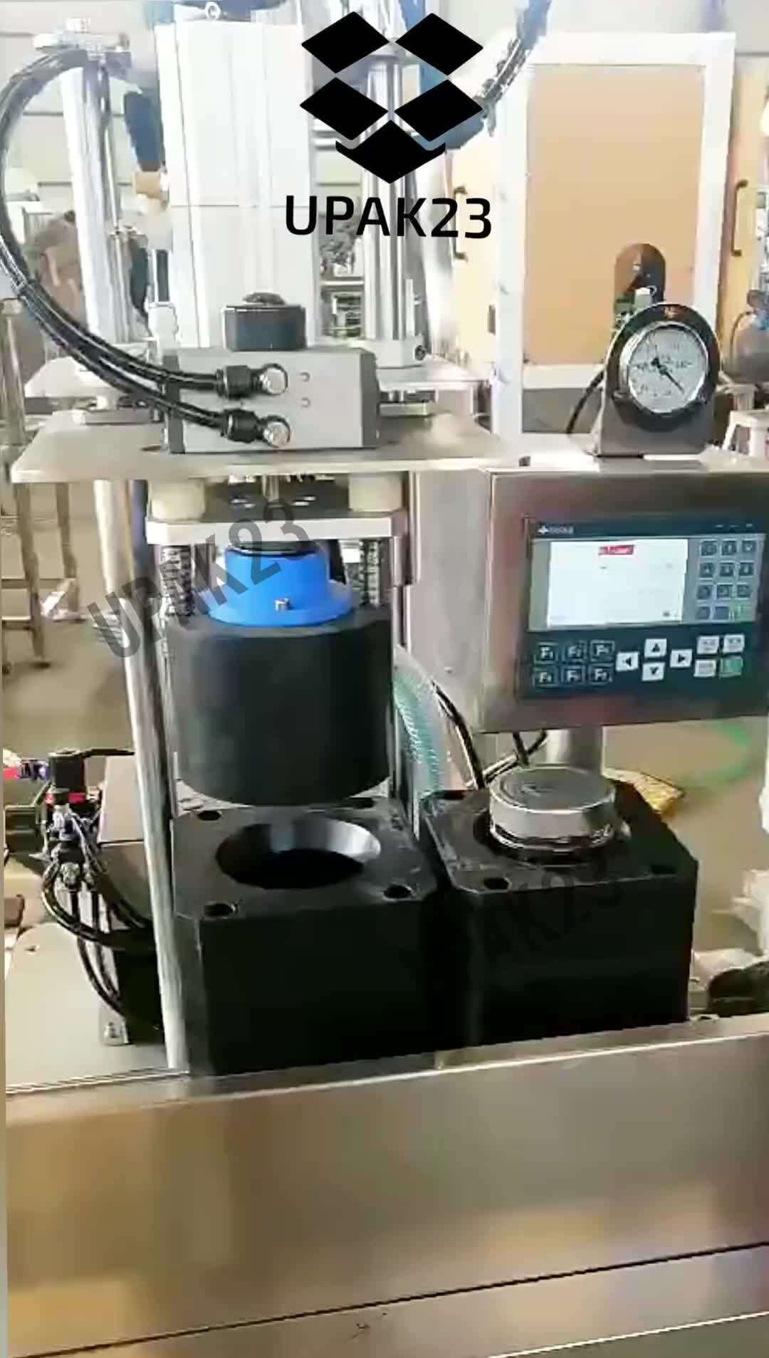 upak23 | Вакуумная укупорочная машина для 2-х стеклянных банок с ...