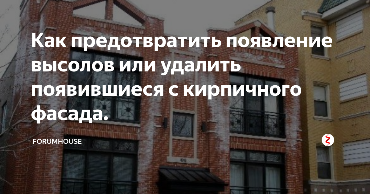 Как предотвратить появление высолов или удалить появившиеся с ...