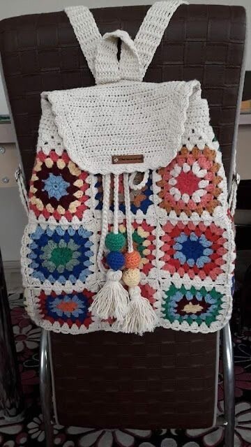 Творческий подход: сумки в технике бабушкиного квадрата | MG Meldi_knit ...