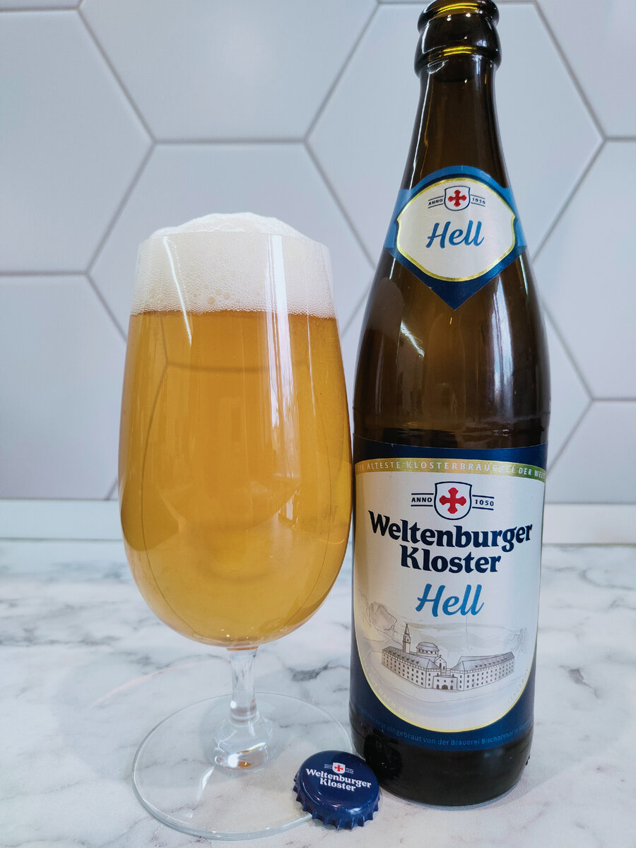 Пиво "Weltenburger Kloster Hell" (Вельтенбургер Клостер Хелл) из ...
