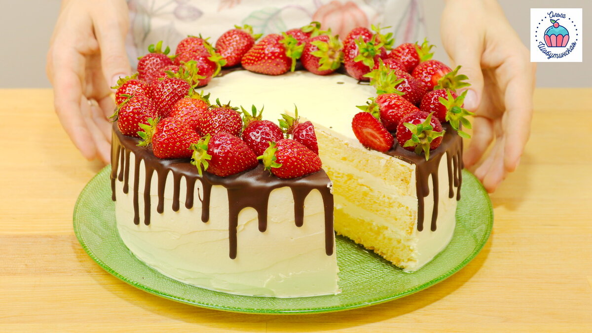 Торт "Сливочный" со вкусом мороженого, это простой рецепт из доступных ...